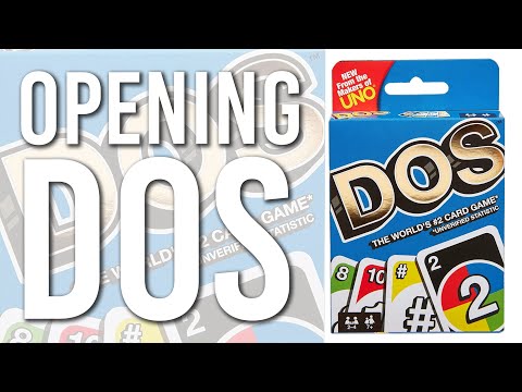 Opening DOS Card Game - what is in the box. don't forget to yell "DOS!