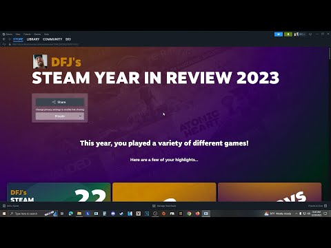Steam Year In Review 2023!