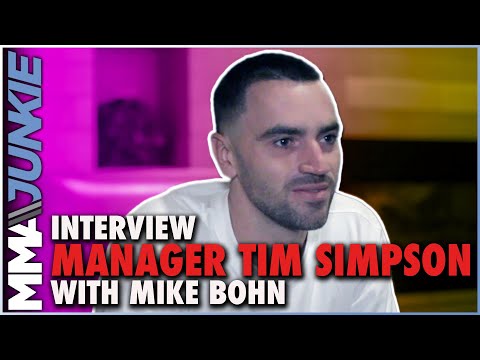 Manager Tim Simpson on Conor McGregor's 'Big Return,' Israel Adesanya's Plans, Other Clients