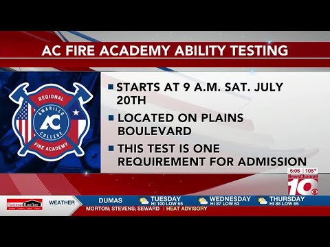 VIDEO: AC Fire Academy to host physical ability testing for admissions Saturday