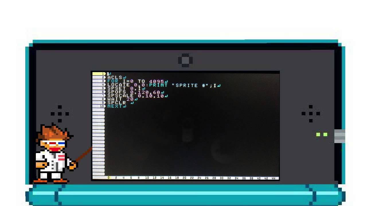 SmileBASIC Tutorials - SPRITES