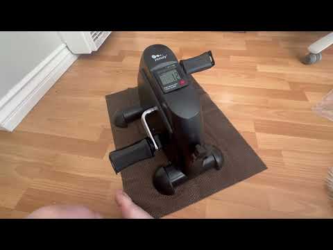 Mini Exercise Bike, himaly Under Desk Bike Pedal Exerciser Portable Foot Cycle Arm & Leg Peddler Mac