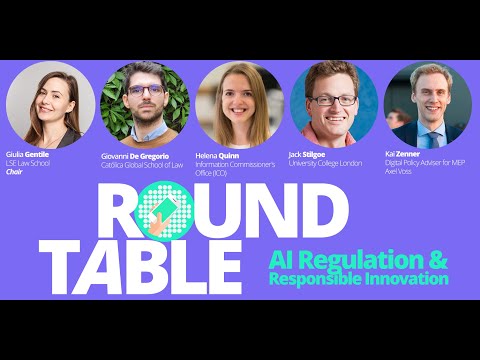 Roundtable: AI Regulation & Responsible Innovation, 28th September