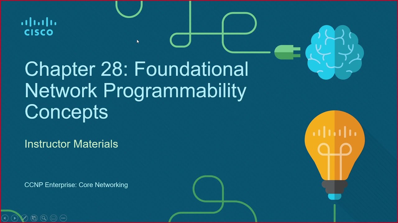 ENCOR_Chapter 28 Foundational Network Programmability Concepts
