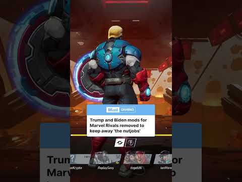 Nexus Mods recently removed two political mods: one replacing Captain America's head with Donald
