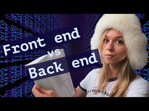 Front end vs Back end | Blonde Dictionary explanation
