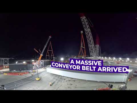 North East Link Conveyor Belt Installation