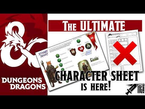 The Ultimate DnD Character Sheet is HERE!