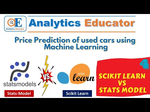 Linear regression using Statsmodel vs Scikit Learn
