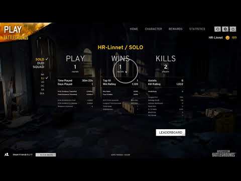 How to View your Stats and Leaderboard Playerunknown's Battlegrounds