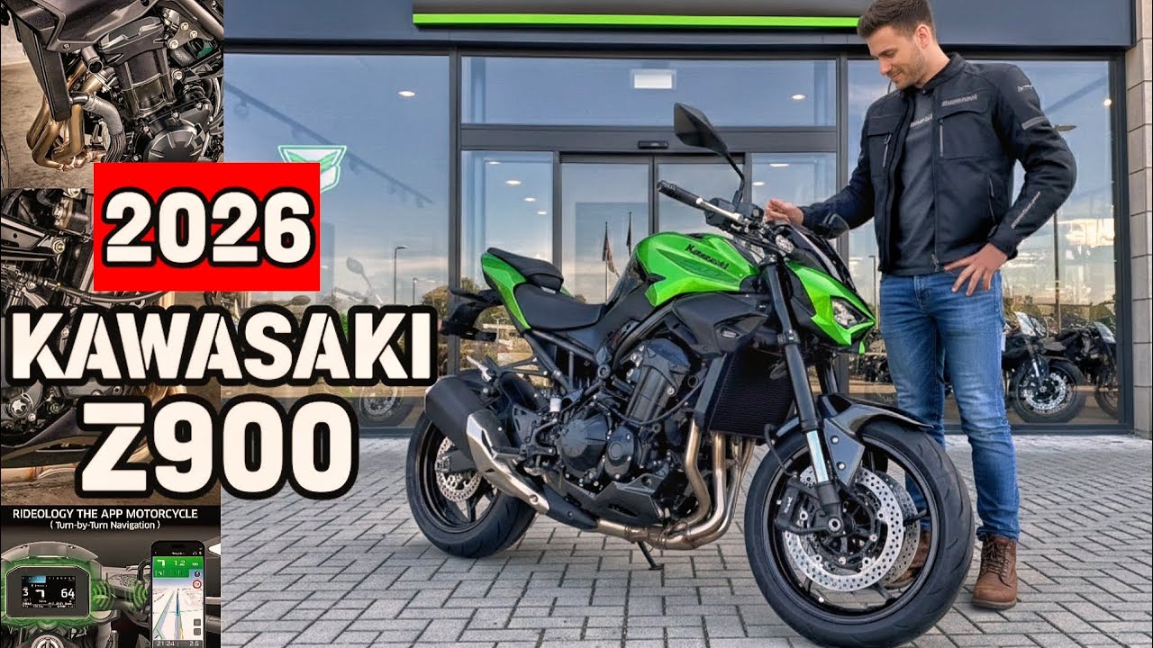 2026 Kawasaki Z900 Fisrt Look New Design