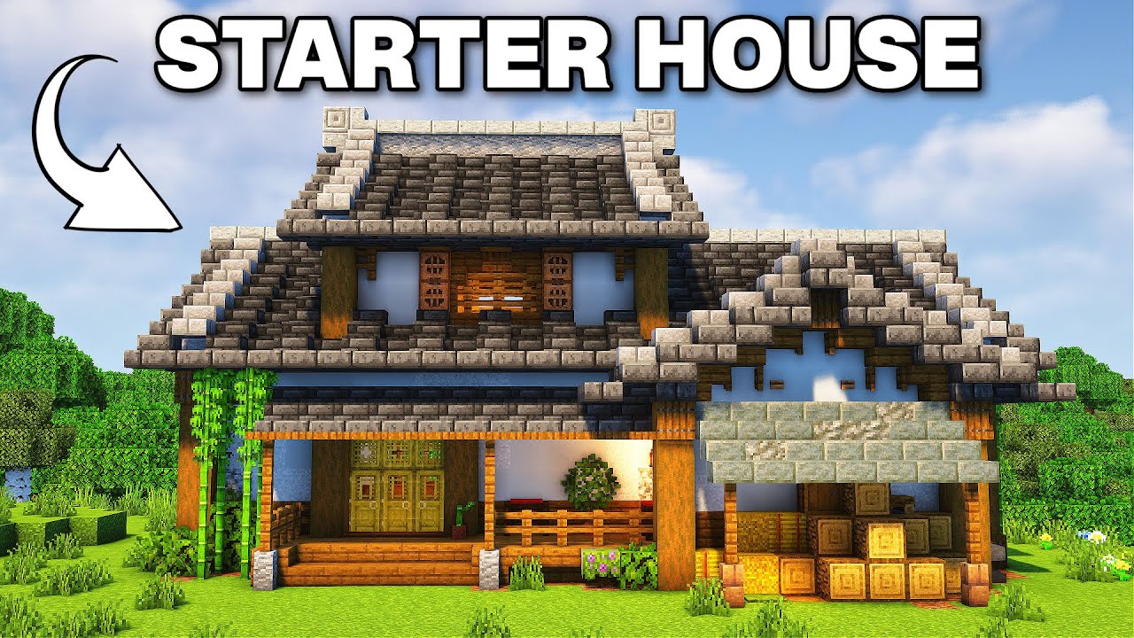 Japanese Starter House | Minecraft Tutorial
