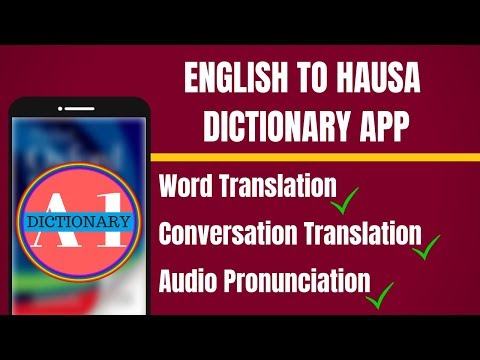 English To Hausa Dictionary App | English to Hausa Translation App