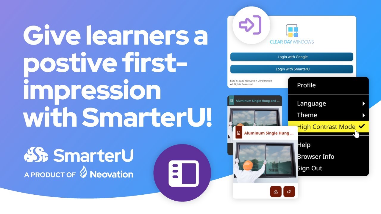 Accessing SmarterU: The Learner Experience – SmarterU LMS in Action Videos