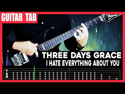 【THREE DAYS GRACE】[ I Hate Everything About You ] cover by Dotti Brothers | LESSON | GUITAR TAB