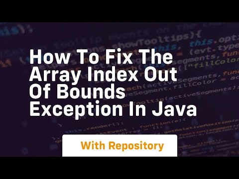 how to fix the array index out of bounds exception in java