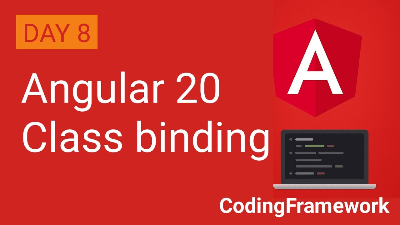 Angular 20 Tutorial Day 8 | Class Binding Explained with Examples