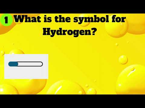 FIRST 20 ELEMENT SYMBOL OF MODERN PERIODIC TABLE QUIZ