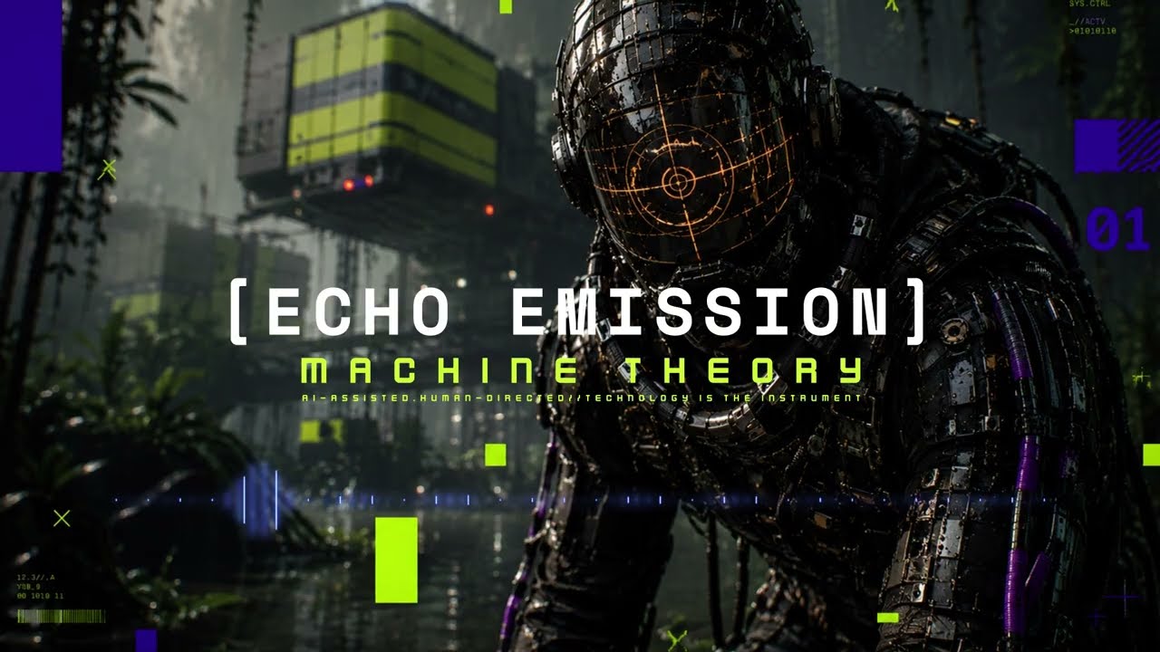 ECHO EMISSION [Data Cache mix] (retro futuristic music) MACHINE THEORY