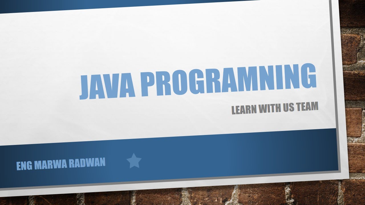 Java Programming - #4 -input, operators, casting