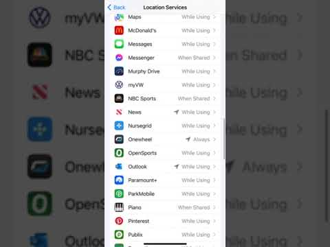 Enable Location Services for an IPhone
