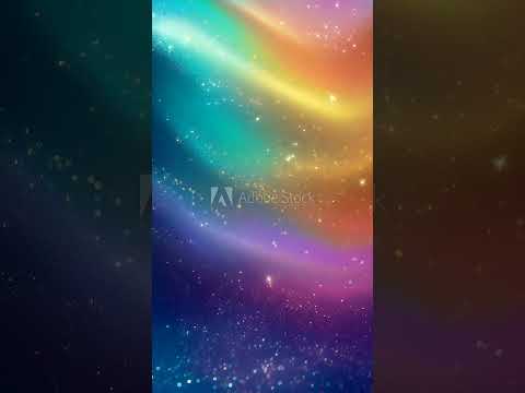 A vertical 4k background of an iridescent colored silky glittery fabric in a slow wavy motion.