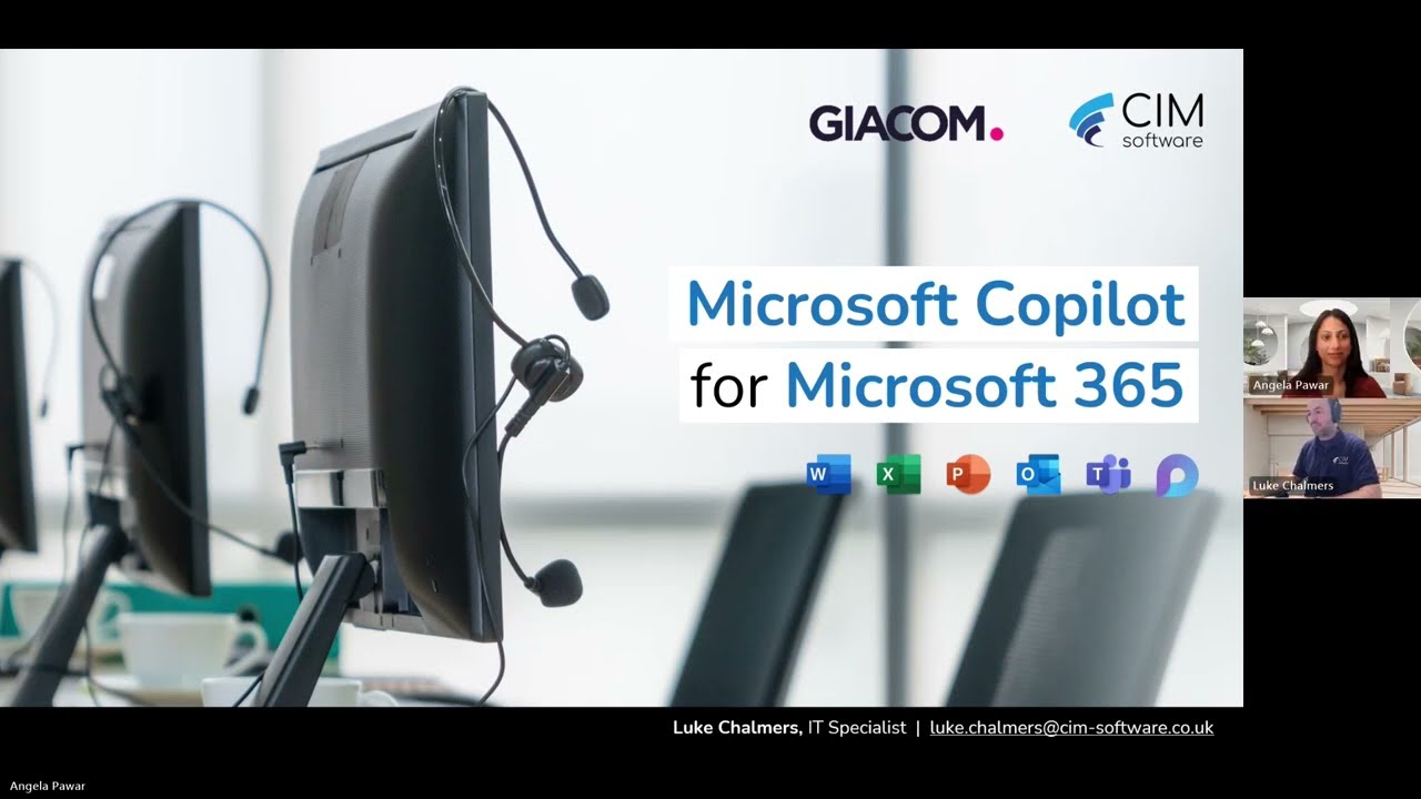 Microsoft Copilot Webinar with Giacom - One Hour Webinar