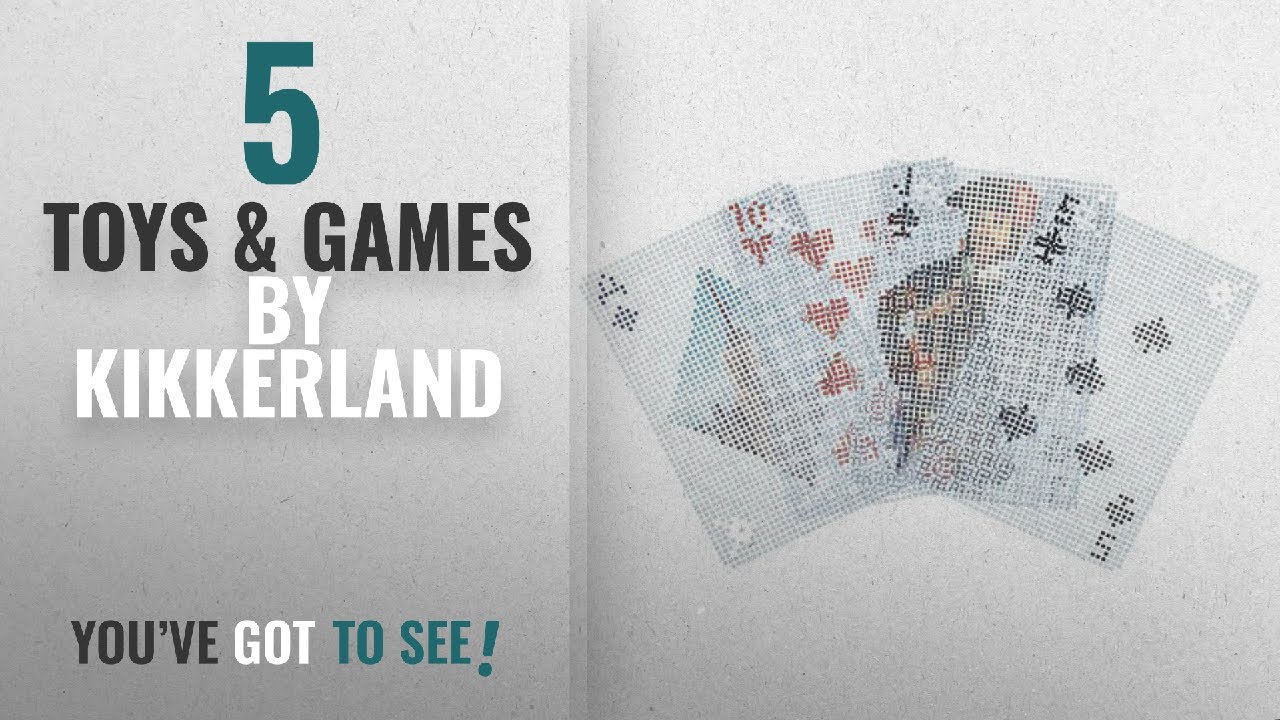 Top 10 Kikkerland Toys & Games [2018]: Kikkerland Pixel Playing Cards