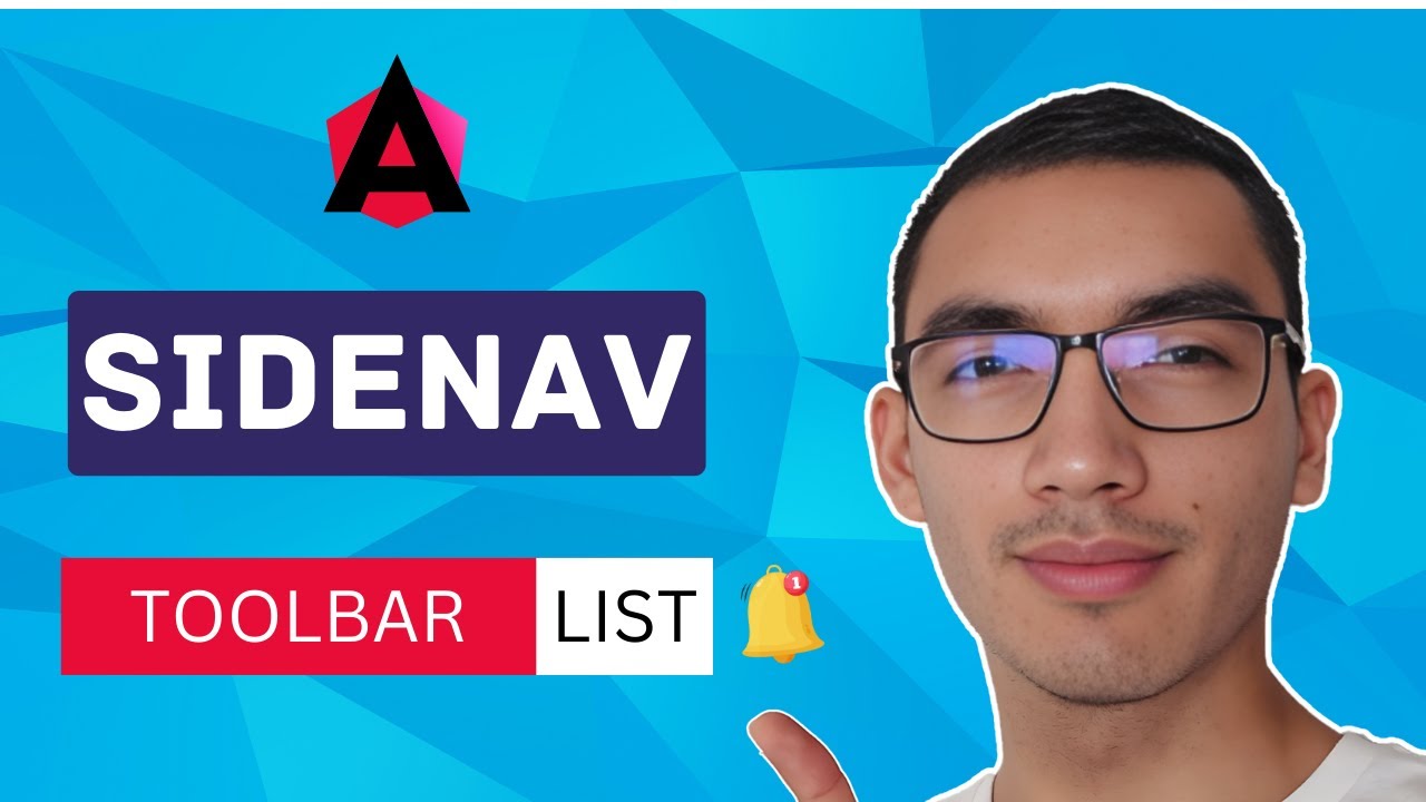 Sidebar Notification Popup: Angular Material (Sidenav, Toolbar & List)