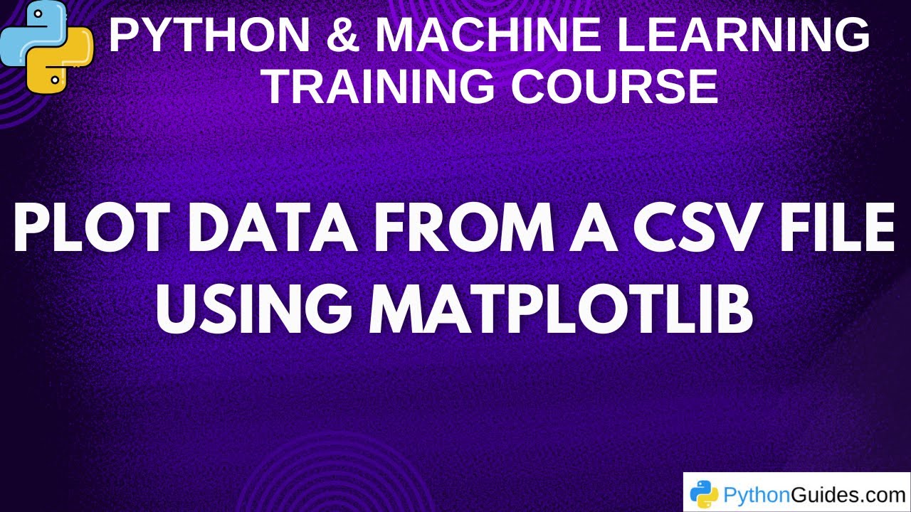 Plot Data from a CSV File Using Matplotlib in Python