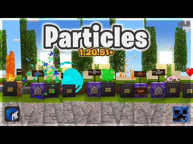 PARTICLES MCBE (+100 particles) (MAP MINECRAFT BEDROCK) Minecraft Map