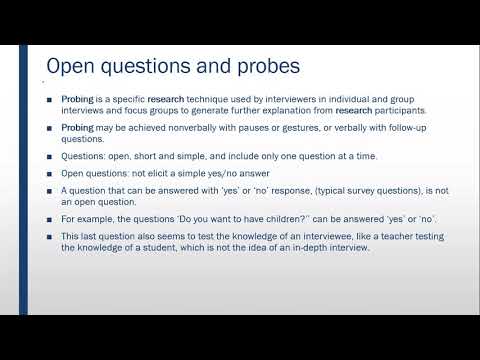 Open questions and probing in Urdu with Examples
