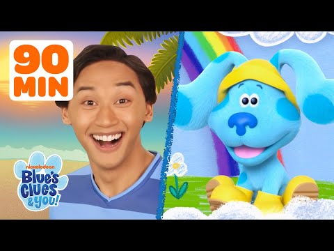 90 Minutes of Seasons of Blue Skidoos w/ Blue & Josh 🌈 | Blue's Clues & You!