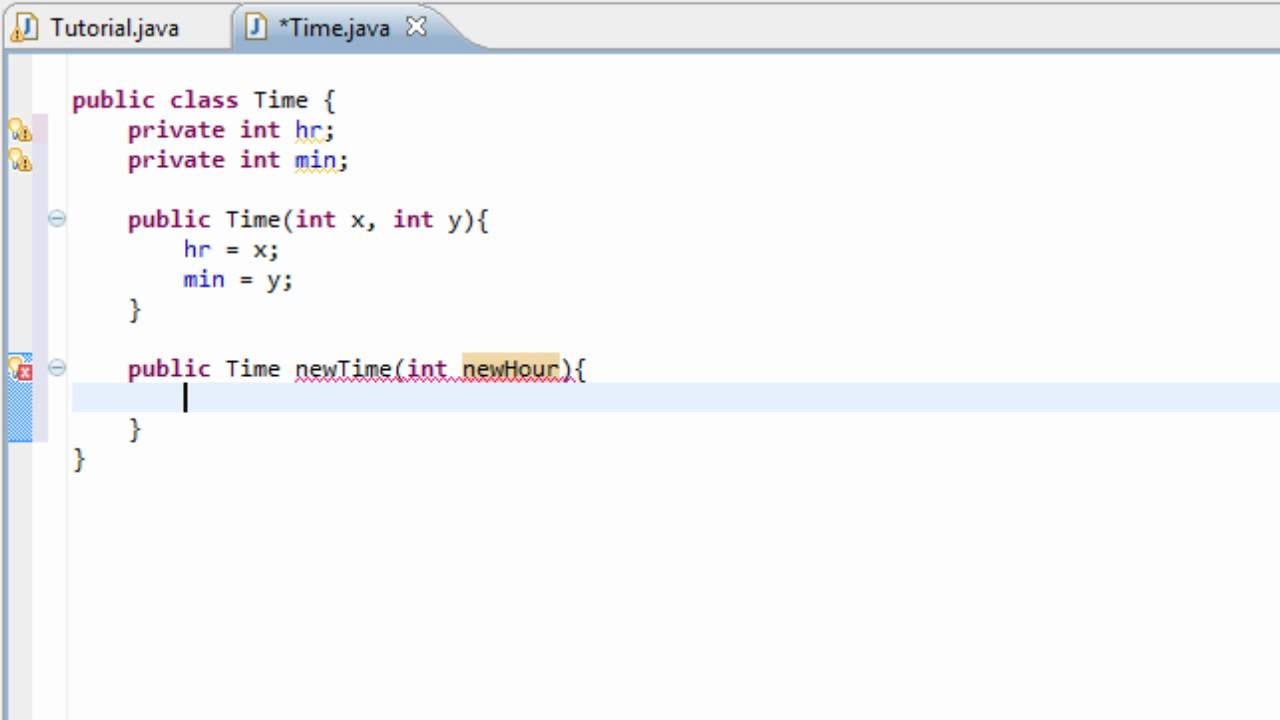 Java Tutorial #3: Immutable objects