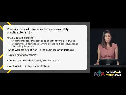 Work Health and Safety laws - Duties under the new Act