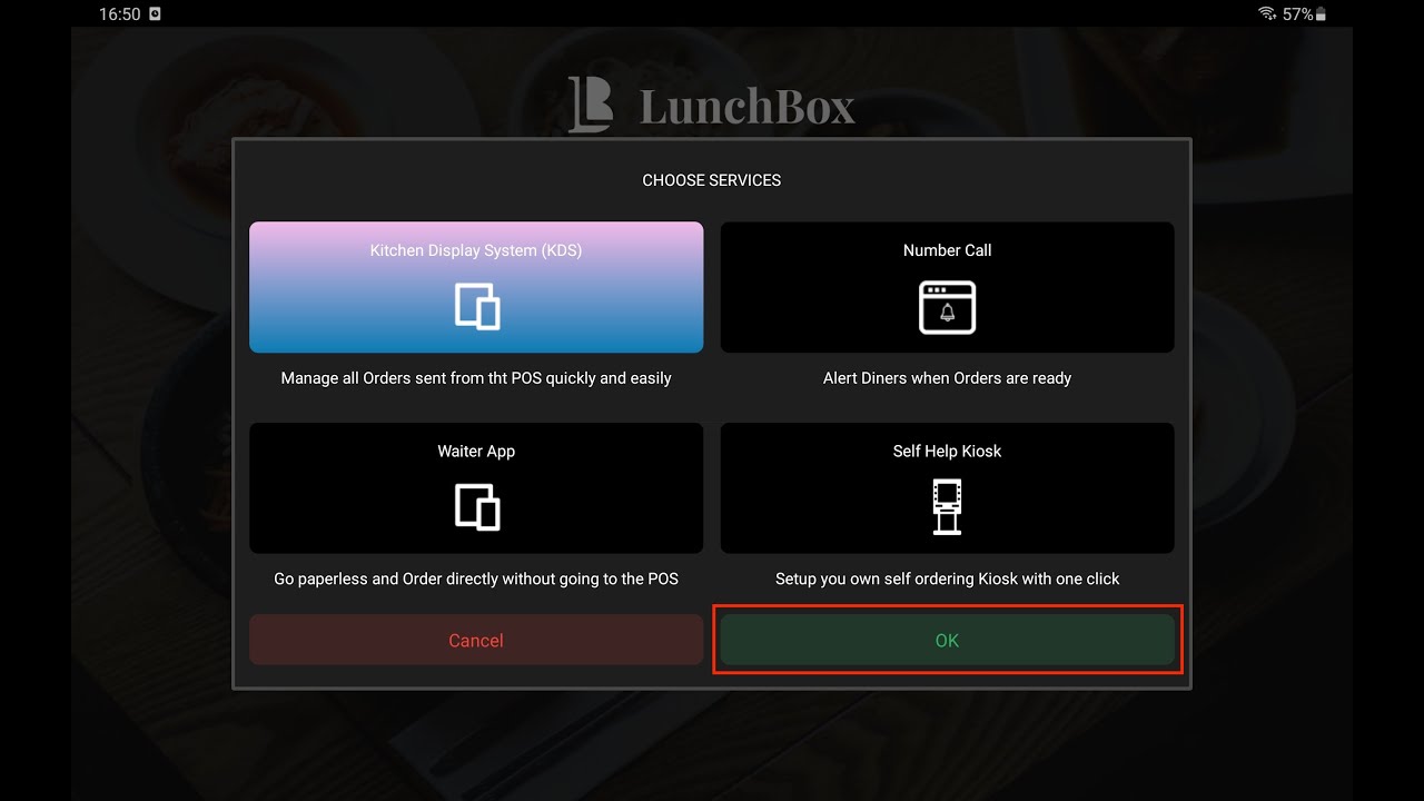 Connecting Kitchen Display System (KDS) App