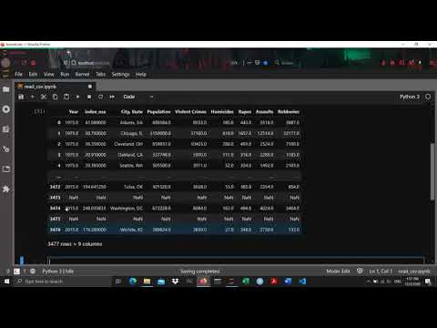 Learn to import a CSV File in Jupyter Notebook with Pandas in 1 minute!