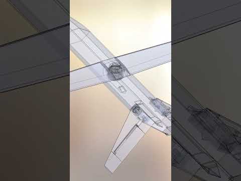 Drone Wing Deployment Mechanism In SolidWorks | #drone #dronedesign #solidworks