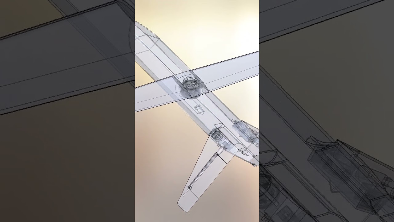 Drone Wing Deployment Mechanism In SolidWorks | #drone  #dronedesign #solidworks
