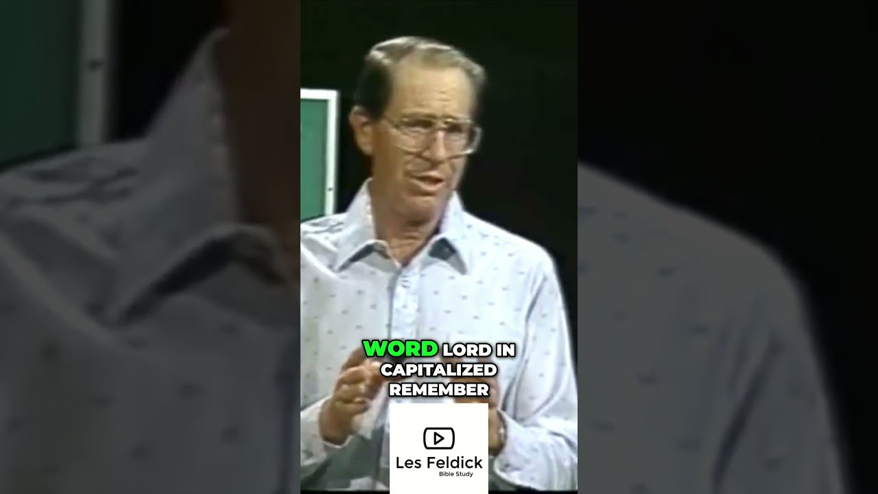 Understanding the Significance of LORD as Jehovah in Scripture