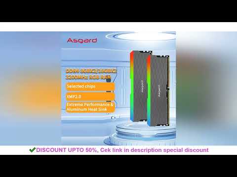 SALE Asgard memoria ram RGB RAM ddr4 8GBx2 16GBx2 3200MHz W2 Series ddr4 ram 1.35V dual-channel DIM