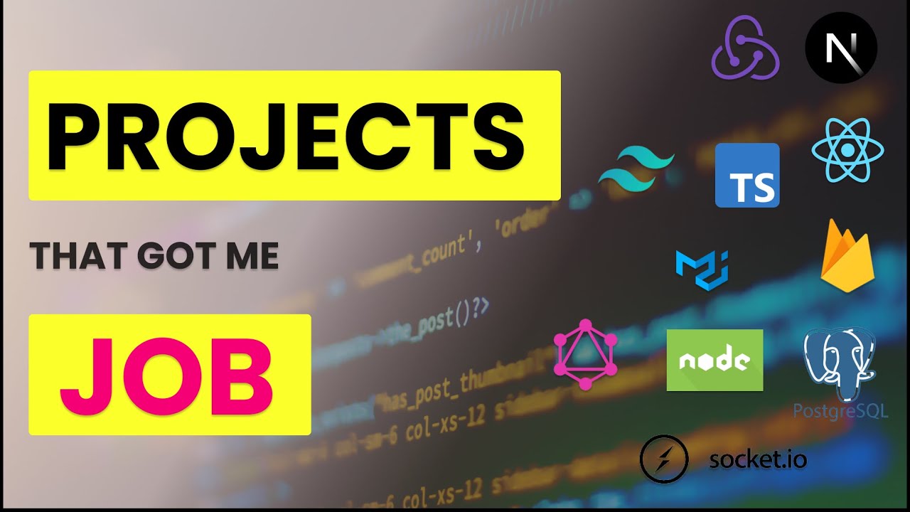 Full Stack Projects that got me Hired | Full Stack Developer