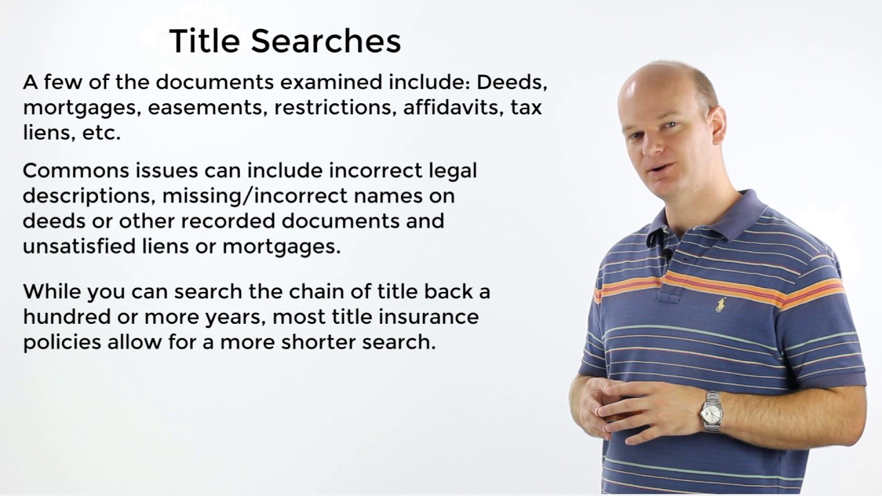What is a Title Search?