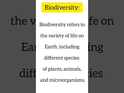 Biodiversity | Biodiversity definition | Biodiversity in biology | What is biodiversity