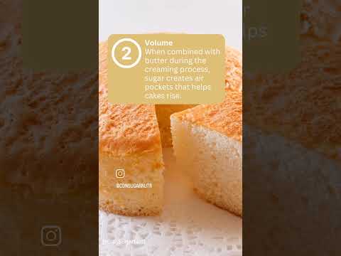 5 Functional Roles of Sugar in Cakes