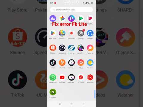How to Fix Unsupported Fb lite fix error(Solved)