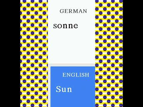 speak in German meaning of some words