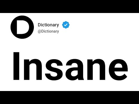 Insane Meaning In English