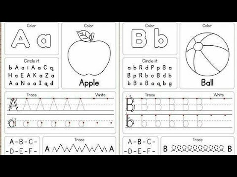 Alphabets worksheets for kindergarten kids#alphabets#worksheet#kindergarten#nursery#printable