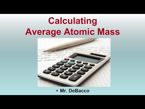 Calculating Average Atomic Mass
